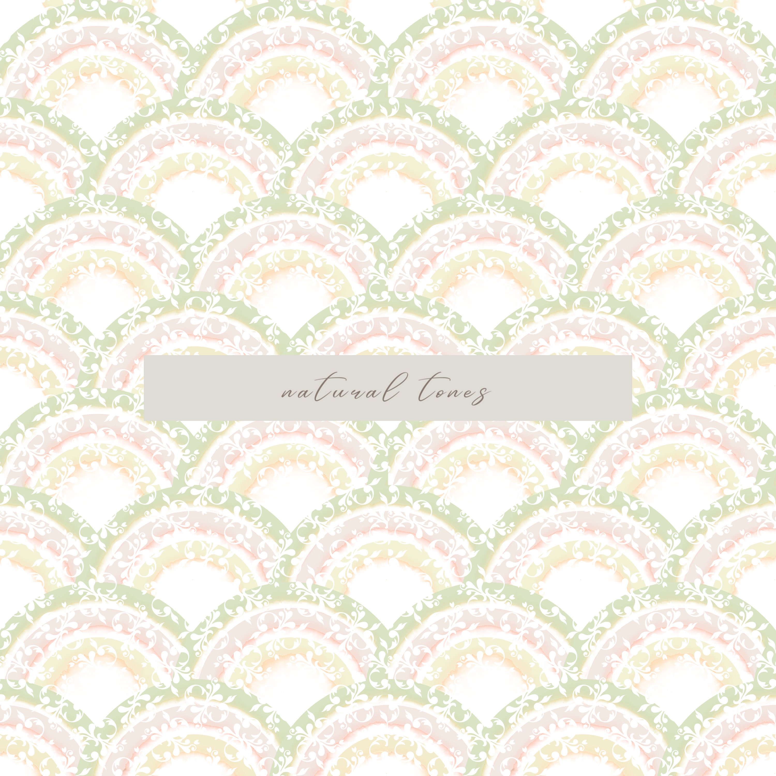 Children Pastel Colors Rainbow Scale Pattern 3 High - Etsy