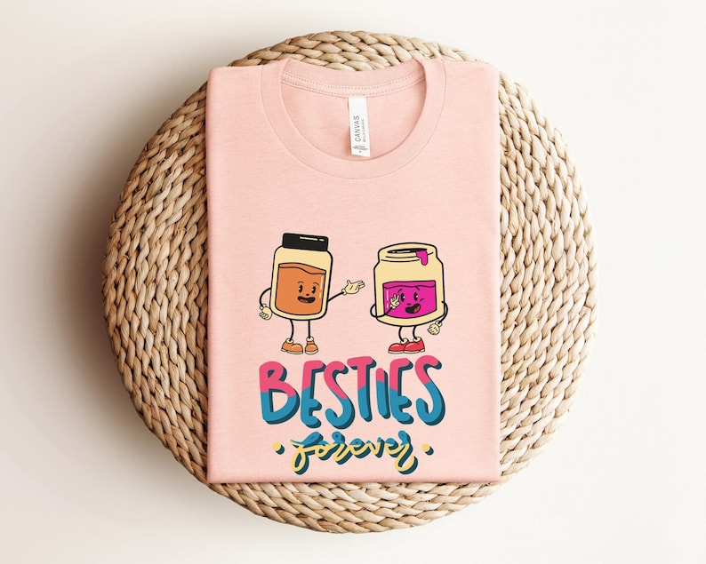 Peanut Butter & Jelly Shirt, Best Friends Shirts, BFF Shirts, Bestie ...