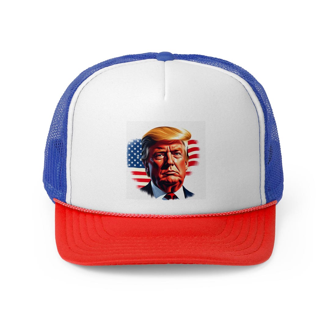 President Donald Trump Hat, American Flag, Patriotic President Hat ...
