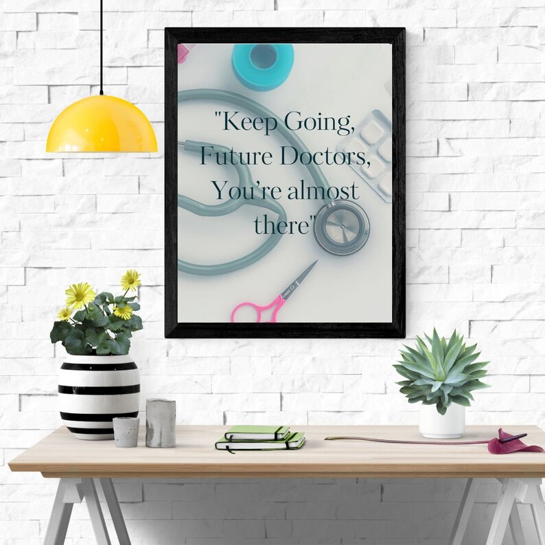 Doctor Poster Inspirational Digital Print Doctor Medical Gift - Etsy