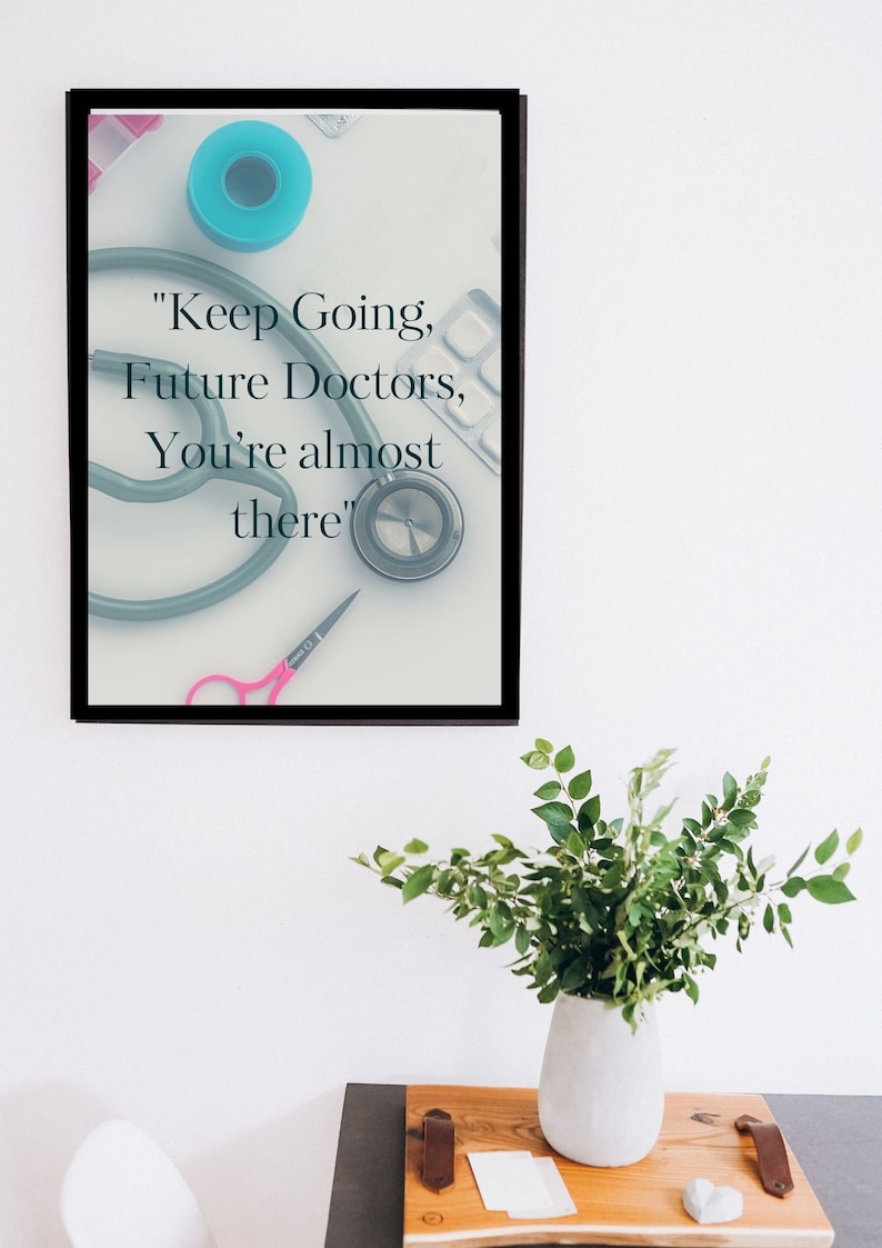 Doctor Poster Inspirational Digital Print Doctor Medical Gift - Etsy