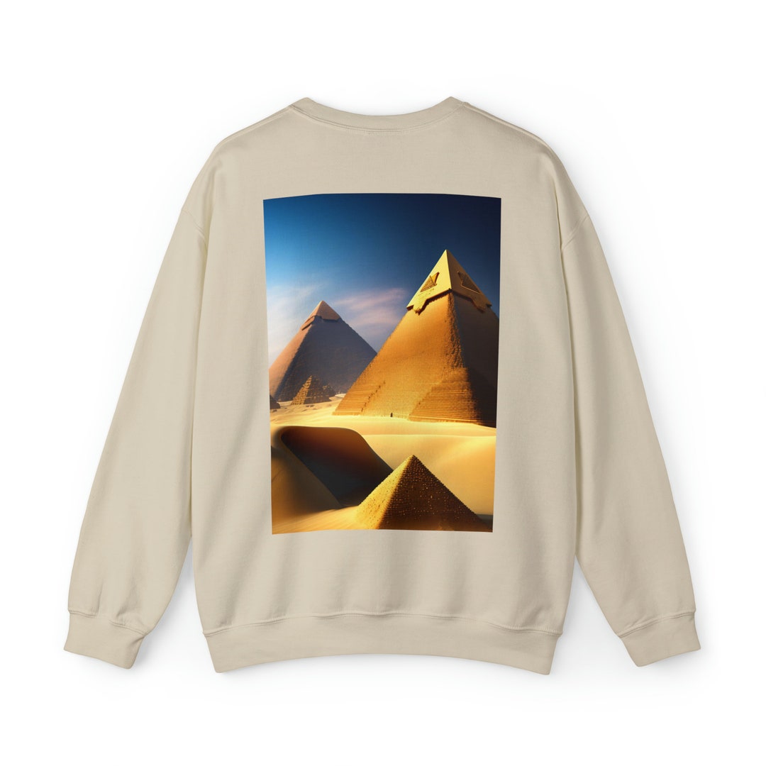 Great Pyramid of Giza Inspired Heavy Blend™ Crewneck - Etsy