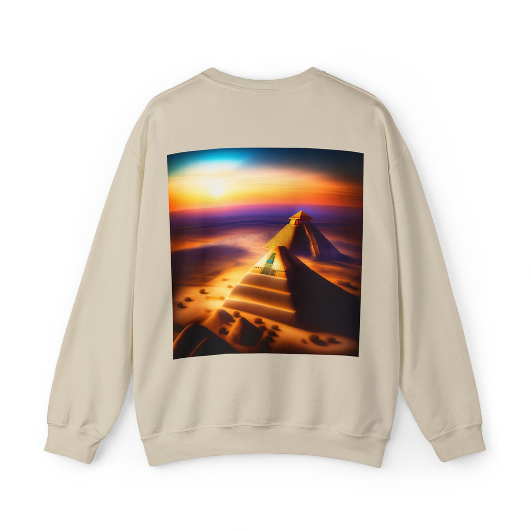 Great Pyramid of Giza Inspired Heavy Blend™ Crewneck - Etsy