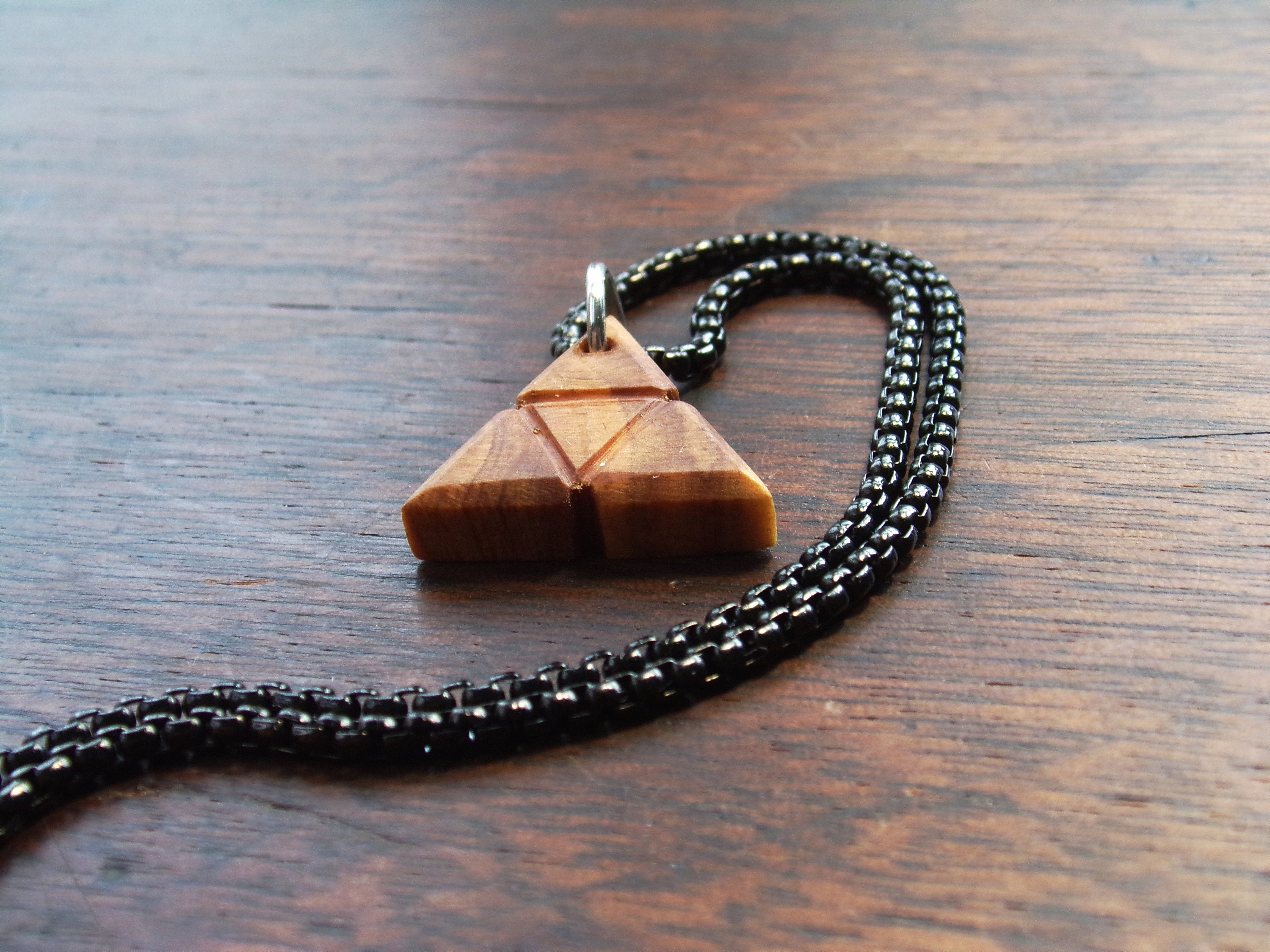 Triangle Necklace, Triforce Relic, Celtic, Gift for Him, Gift for Her ...