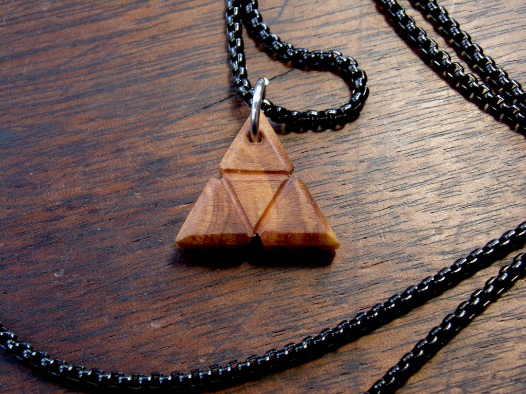 Triangle Necklace, Triforce Relic, Celtic, Gift for Him, Gift for Her ...