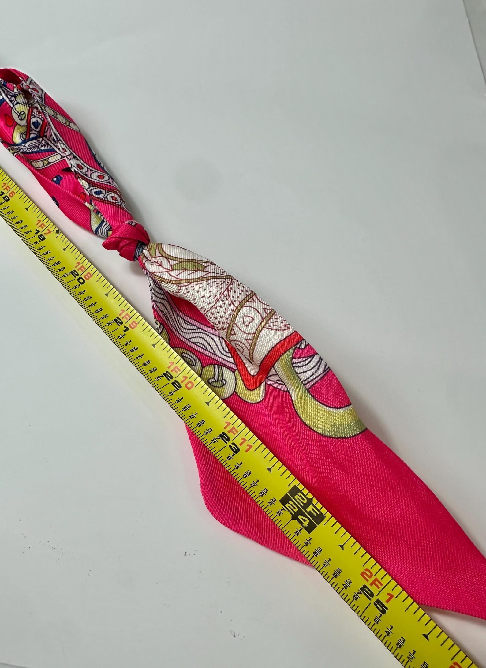 Orange Silk Knotted Scarf Bandana, Gold Compass Charm Pendant Necklace ...