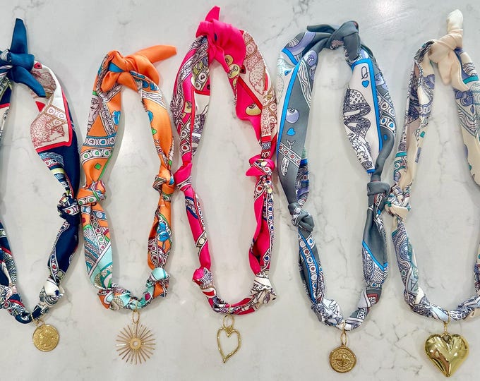 Scarf Necklace - Etsy