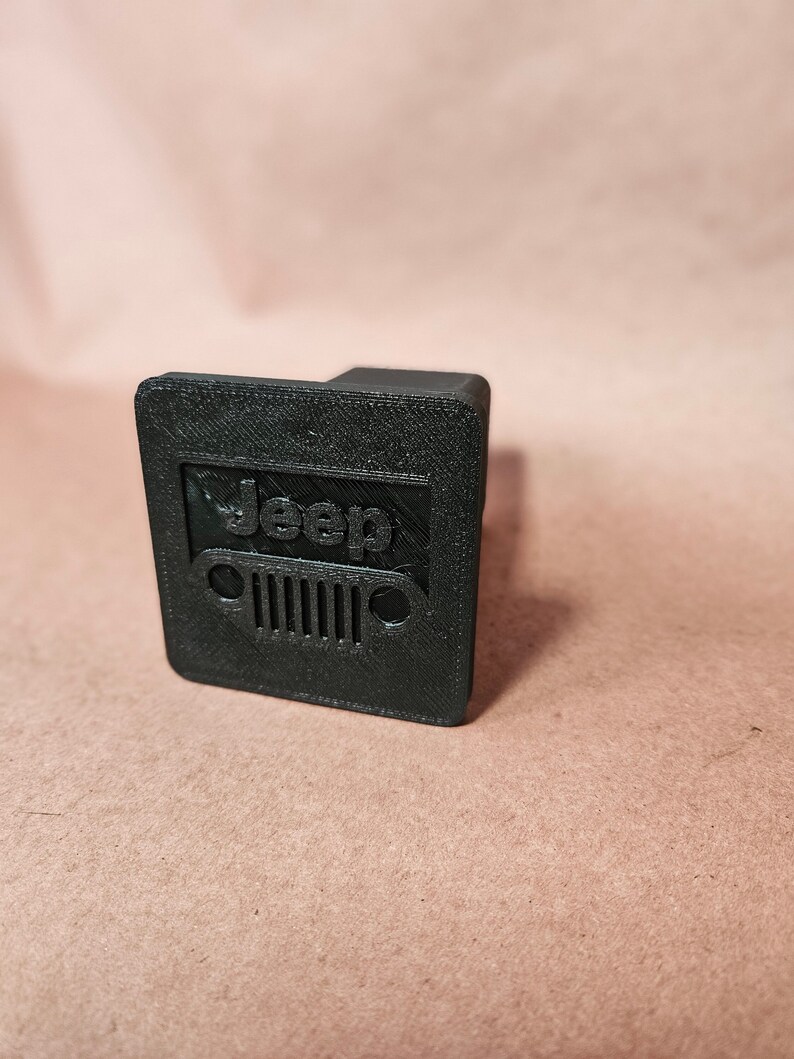 Jeep Grill Hitch Cover Customizable Trailer Hitch Cap - Etsy