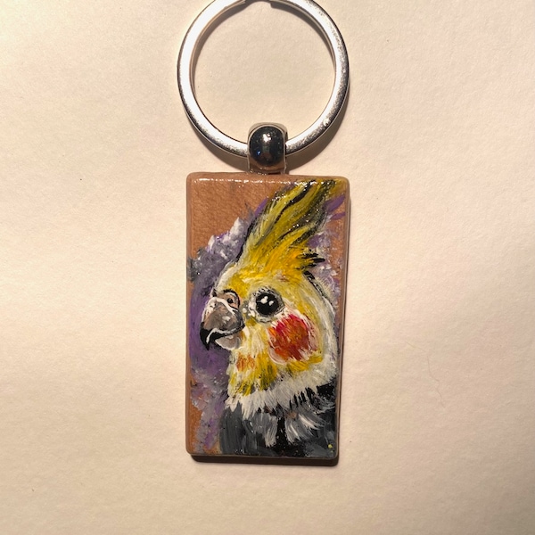 Cockatiel Keychain - Etsy