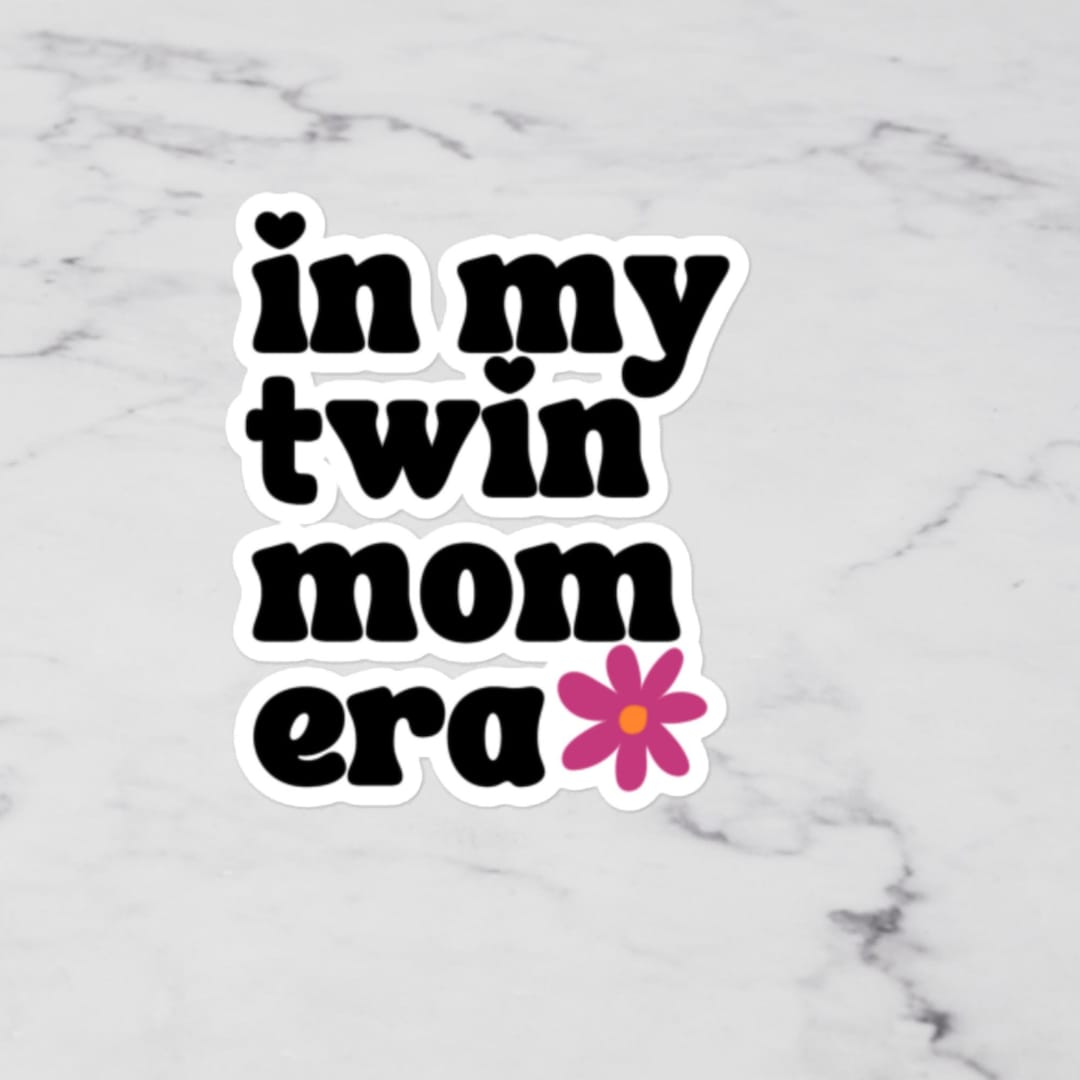 Twin Mom Era Sticker - Etsy