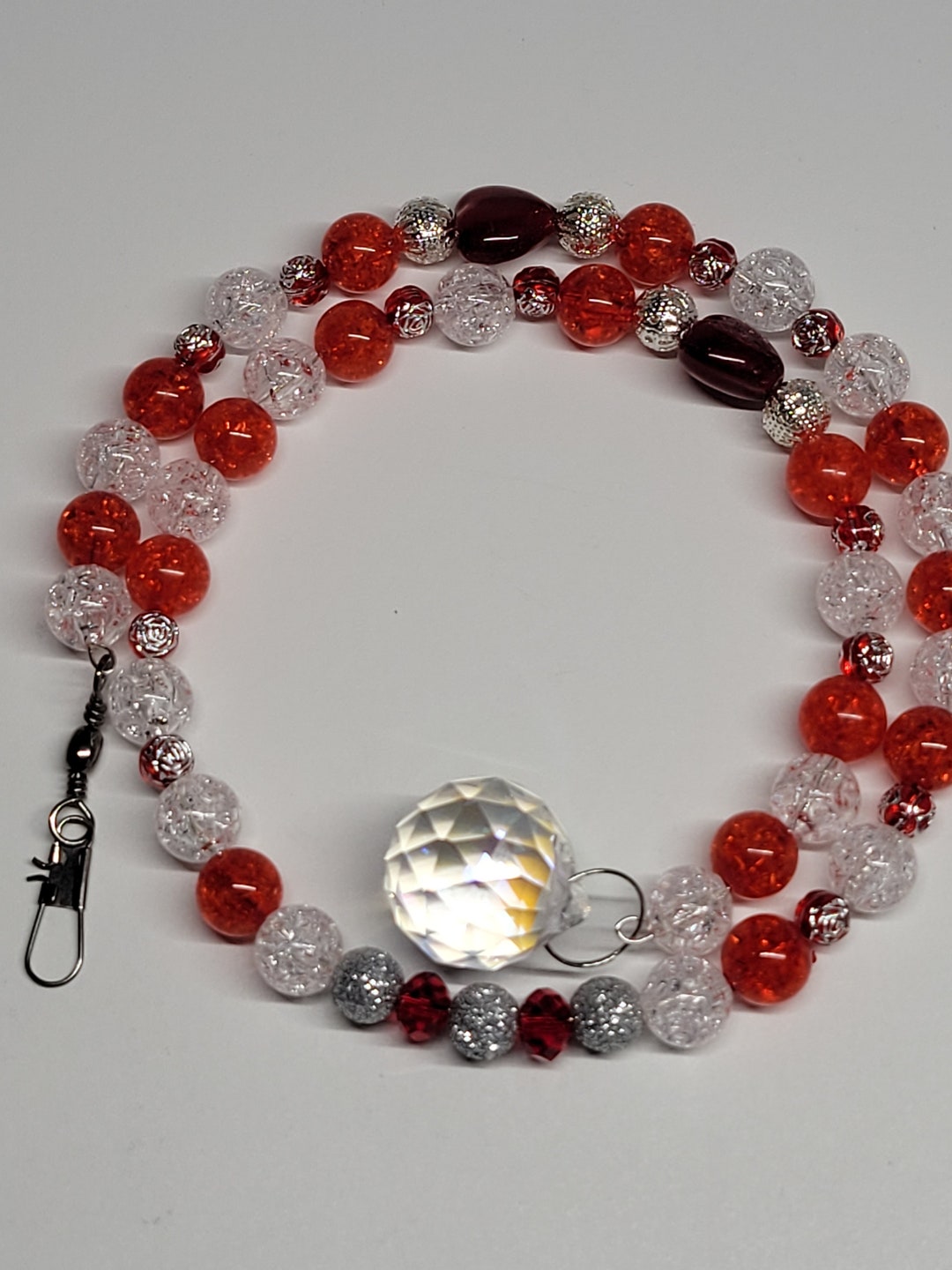 Spiral Memory Wire Beaded Suncatcher, Spinner - Etsy