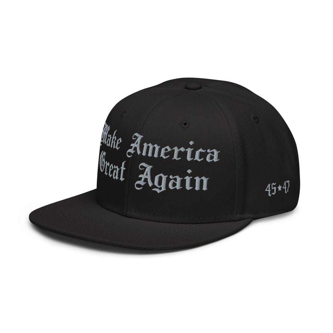 Trump Hat Dark Gothic MAGA Hat Trump Merch President Trump Make America ...