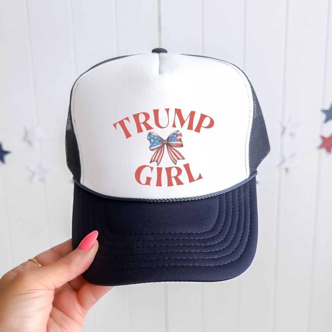 Pretty Girls Vote Republican Hat Women's Trump Trucker Hat Trump Girl ...