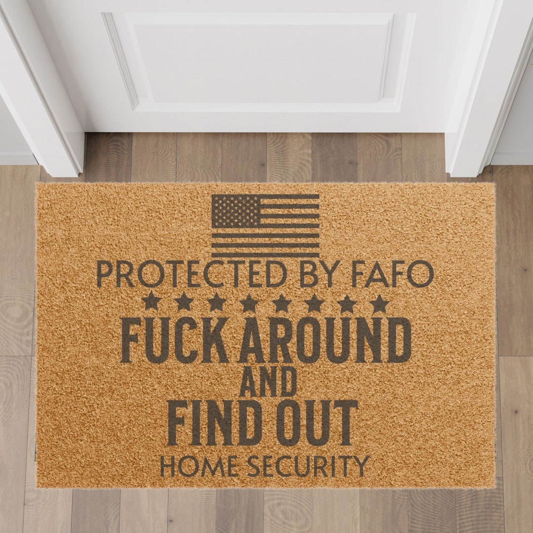 Funny Welcome Mat, Front Porch Mat, Funny Republican Door Mat ...