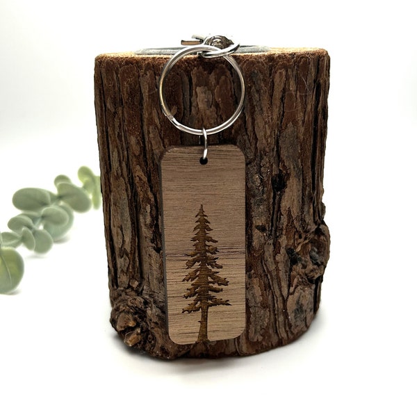 Tree Keychain - Etsy