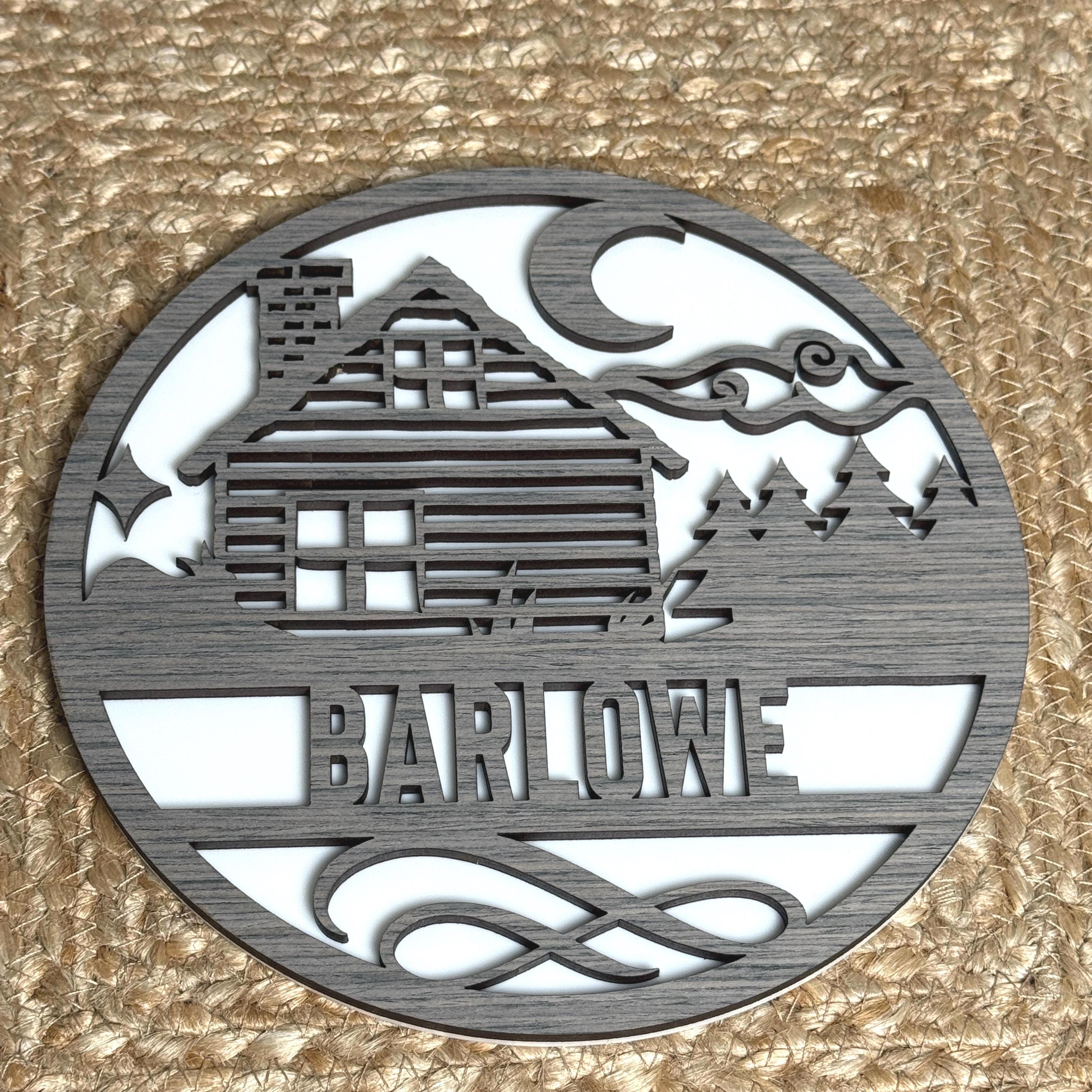 Custom Cottage Sign, Personalized Home Decor, Dual Layer Wood & Acrylic ...