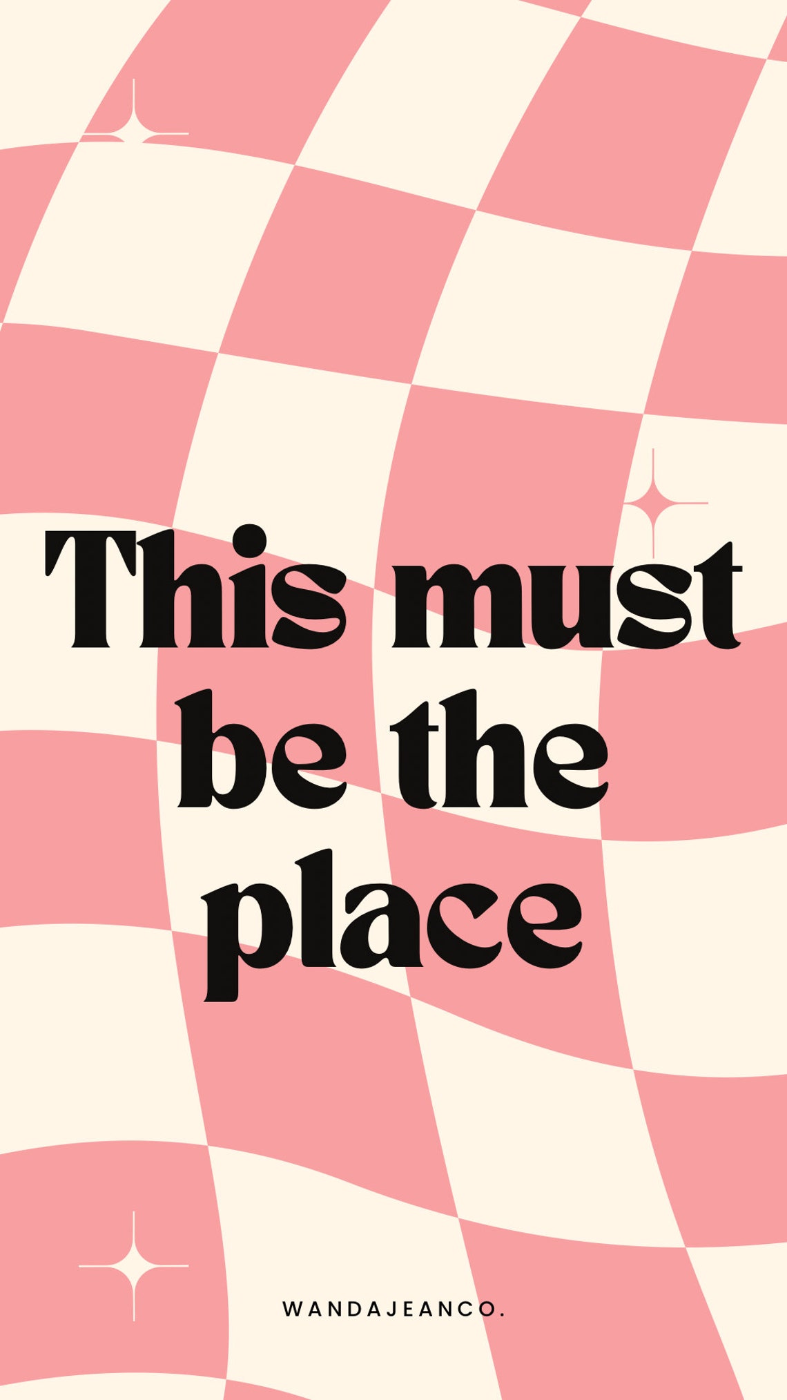 Checkered Aesthetic Sign - Etsy