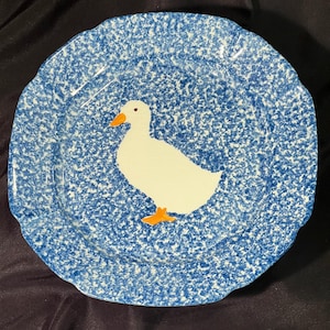 Blue Stipple With Duck Dinnerware - Etsy