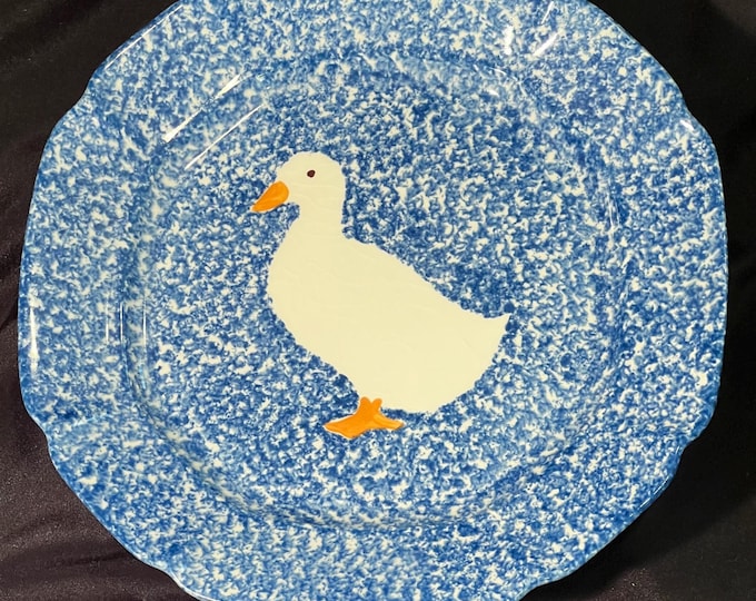 Blue Stipple With Duck Dinnerware - Etsy