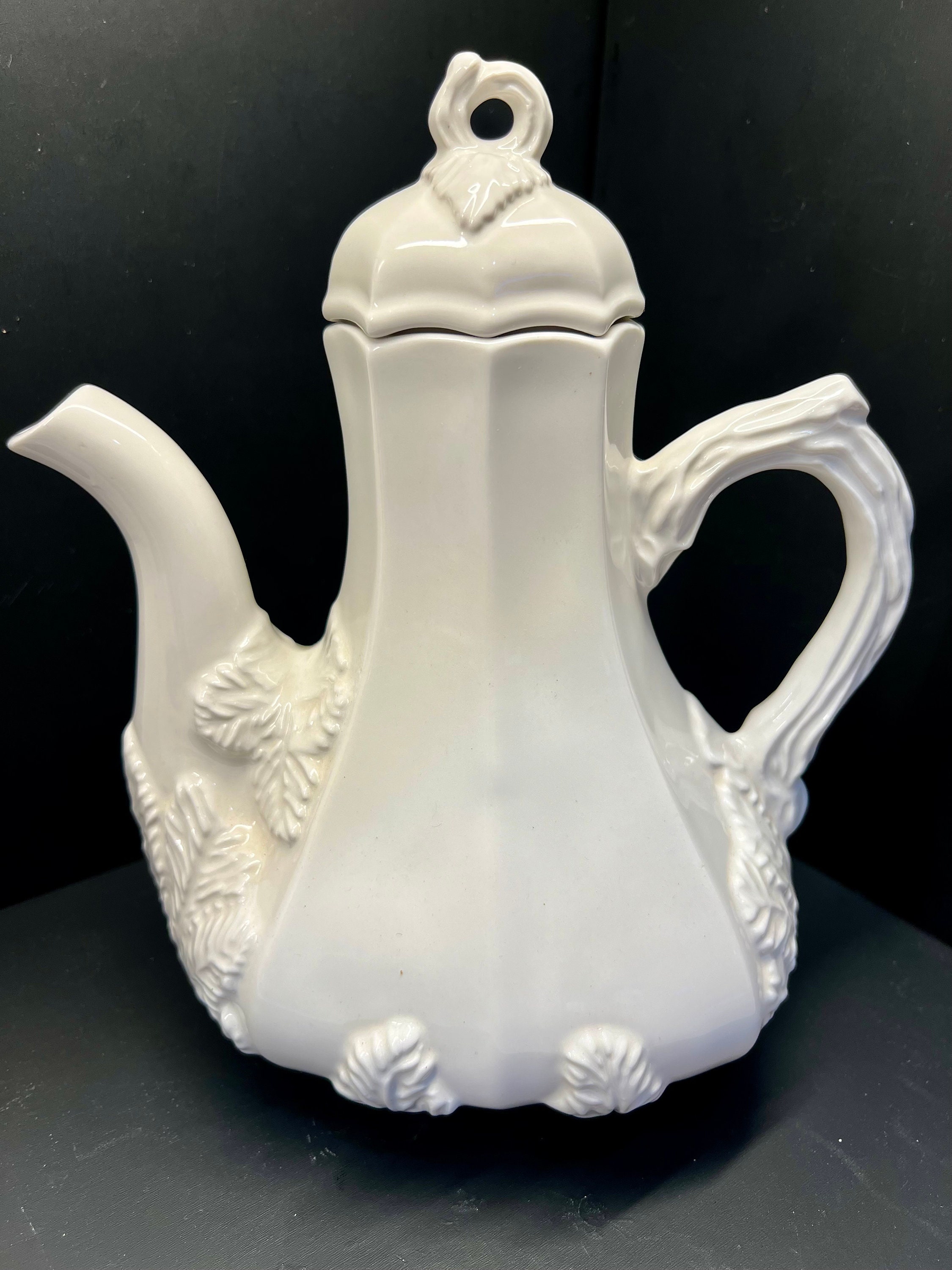 Red-cliff Ironstone Grape Teapot - Etsy