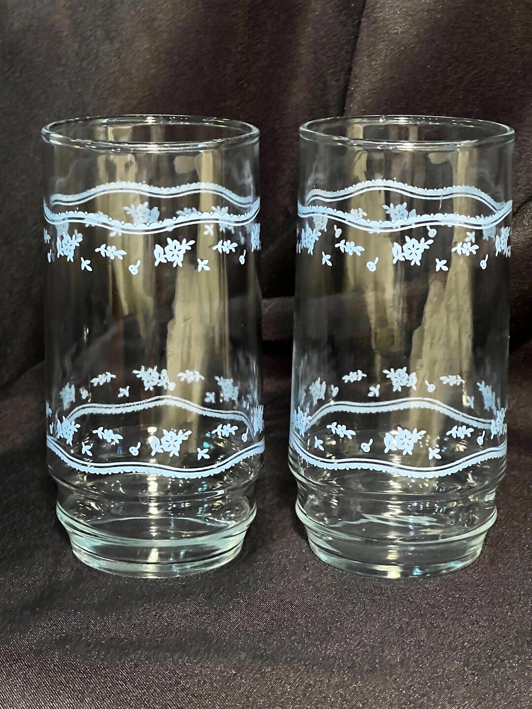 Corelle Morning Blue Glassware - Etsy