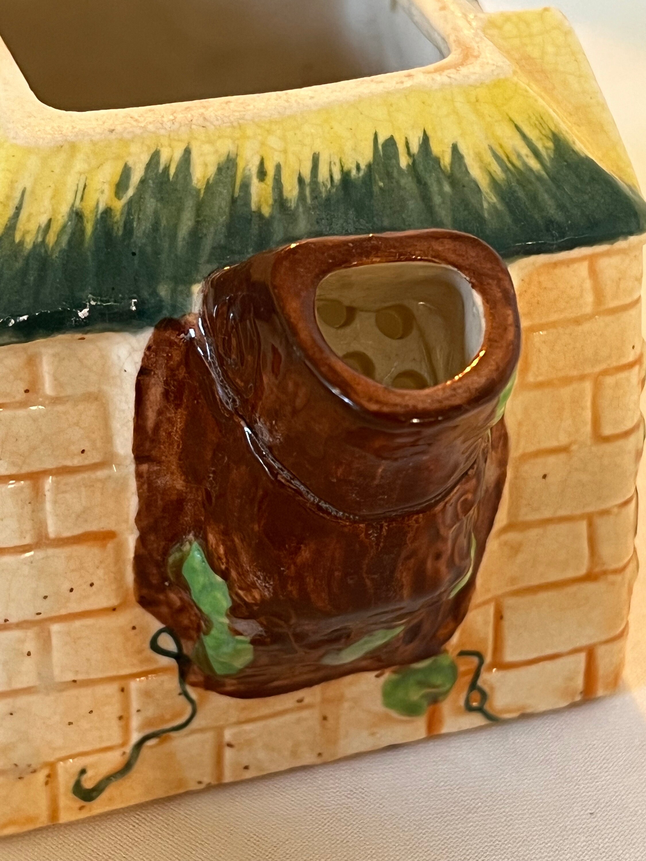 Vintage Cottage Tea Set Teapot, Sugar and Cream - Etsy