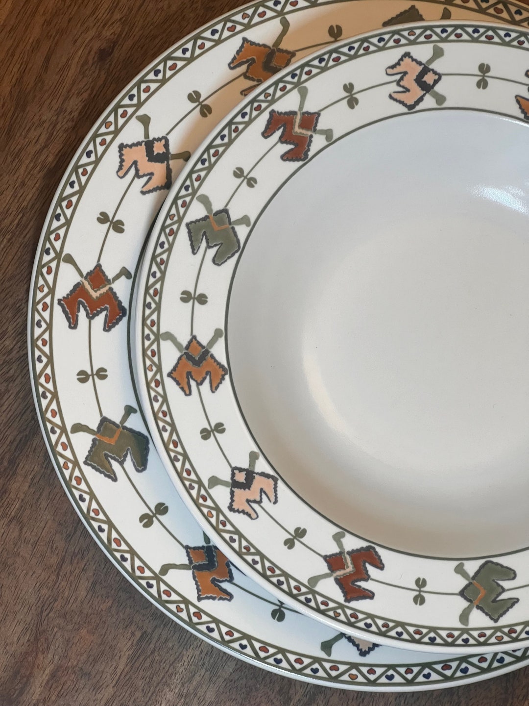 Mikasa Intaglio Durango Dinnerware | Rimmed Soup Bowl - Etsy