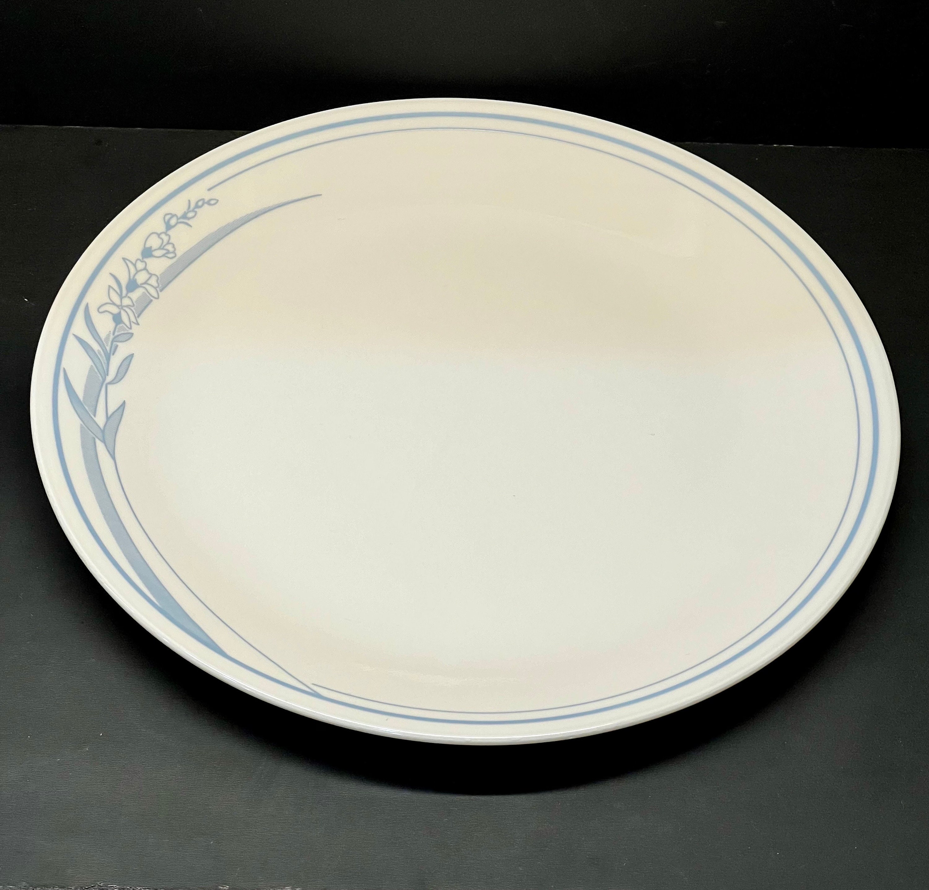 Corelle Blue Lily Dinnerware - Etsy