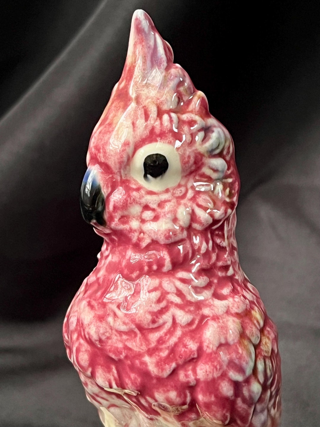 Stangl Bird Figurine | Pink Cockatoo - Etsy