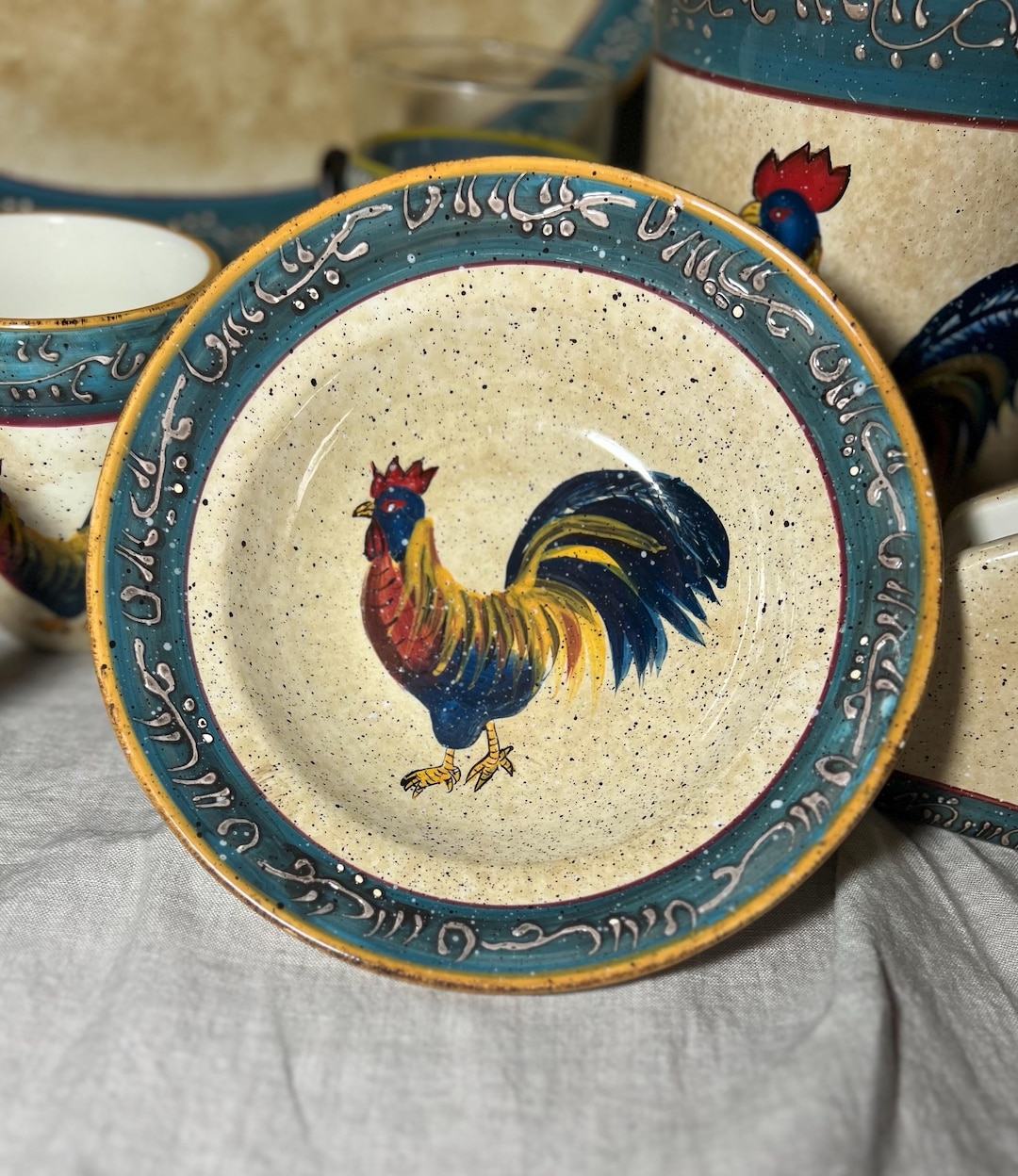 Noble Excellence Rooster Cafe Dinnerware | Serving Pieces | Glassware ...