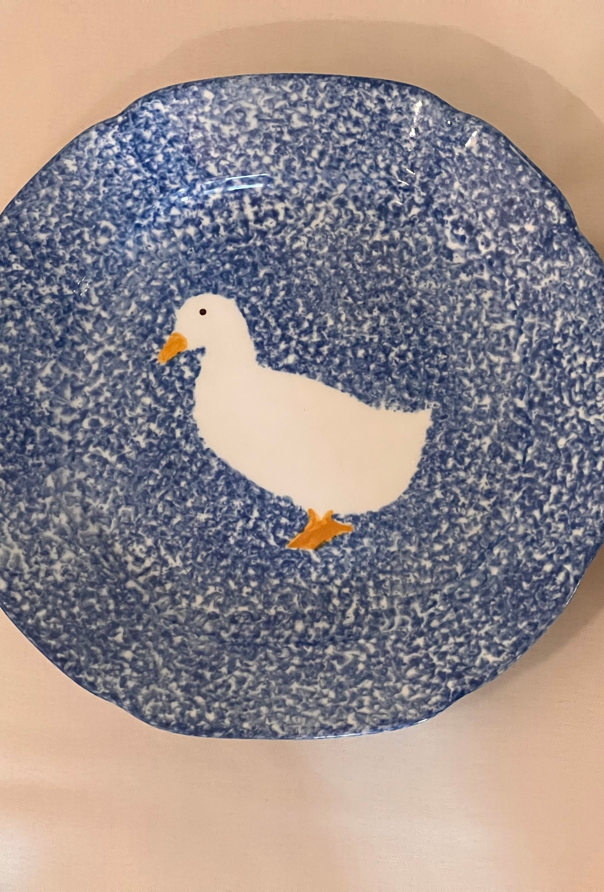 Blue Stipple With Duck Dinnerware - Etsy