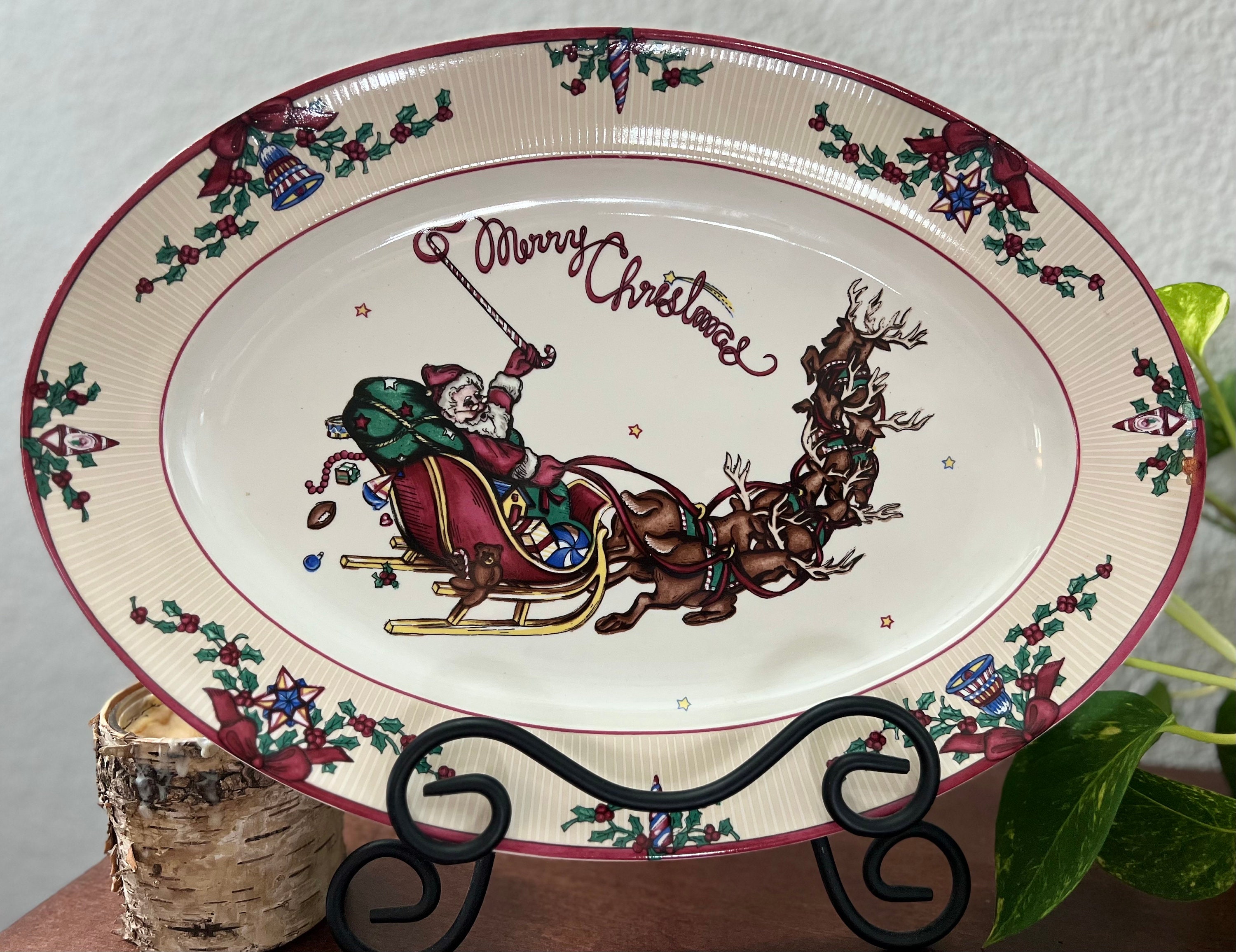 Fitz And Floyd Christmas Plates