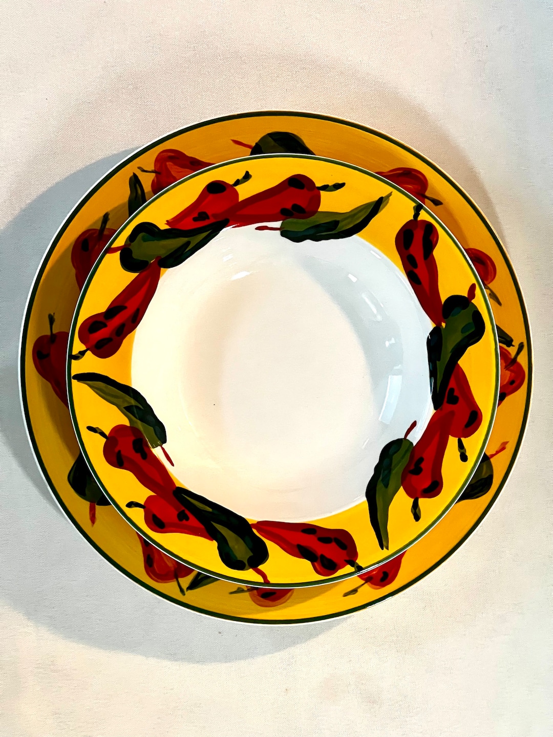 Chili Pepper Dinnerware by Cambridge Potteries - Etsy