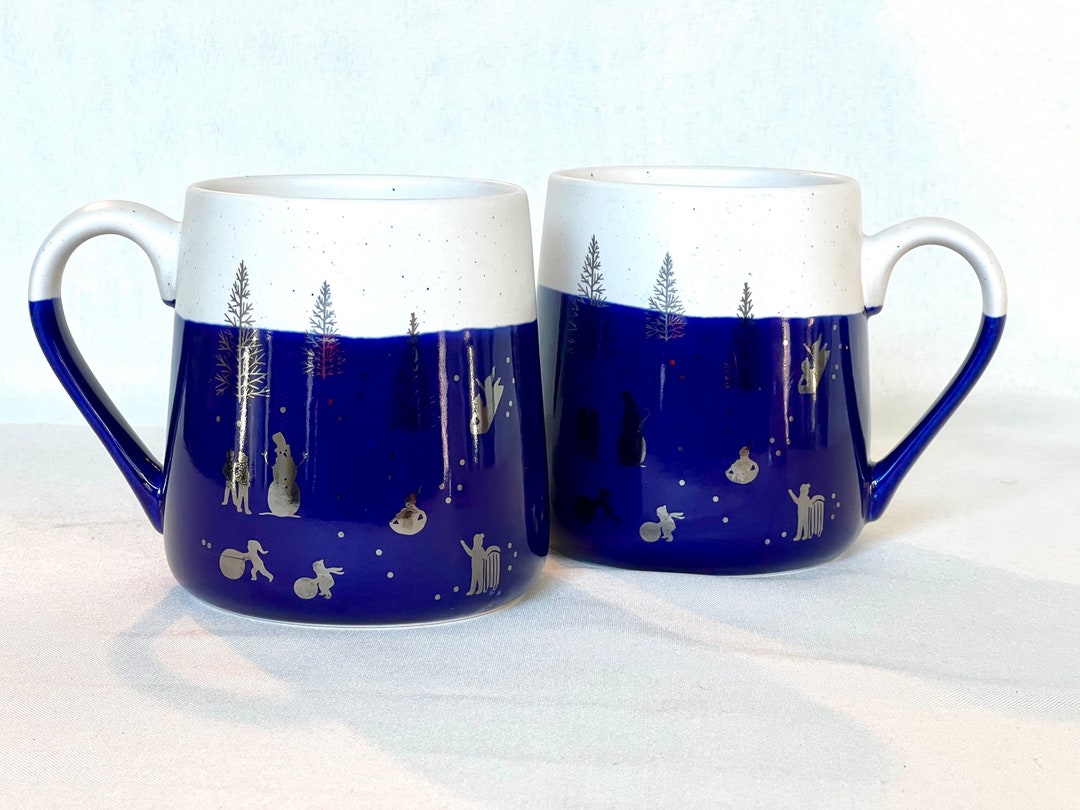 Peppermint and Pine Winter Fun Mugs - Etsy