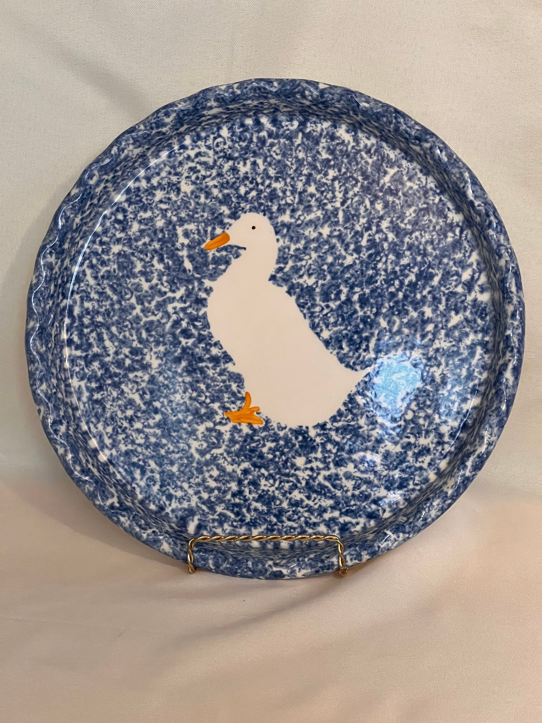 Blue Stipple With Duck Dinnerware - Etsy