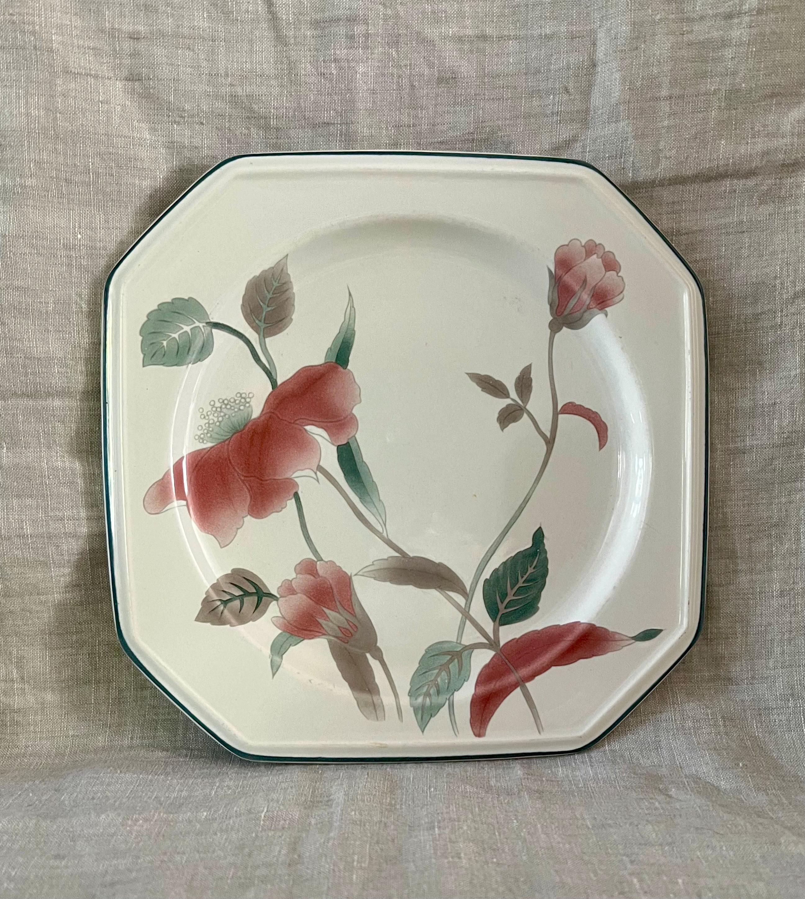 Mikasa Continental Silk Flowers Dinnerware | Salad Plates | Serving ...