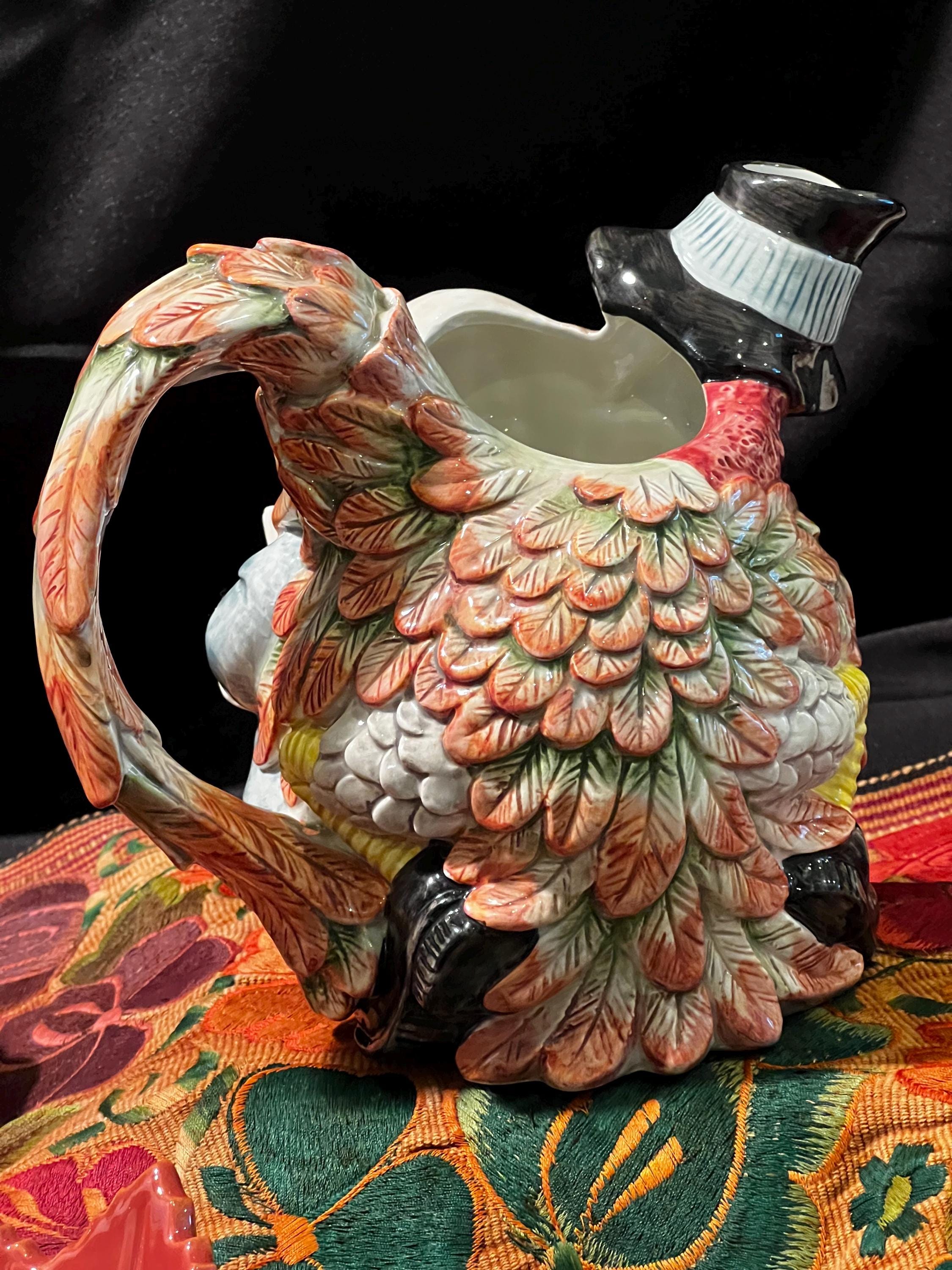 Fitz & Floyd Pilgrims Progress Thanksgiving Pitcher Candlesticks - Etsy