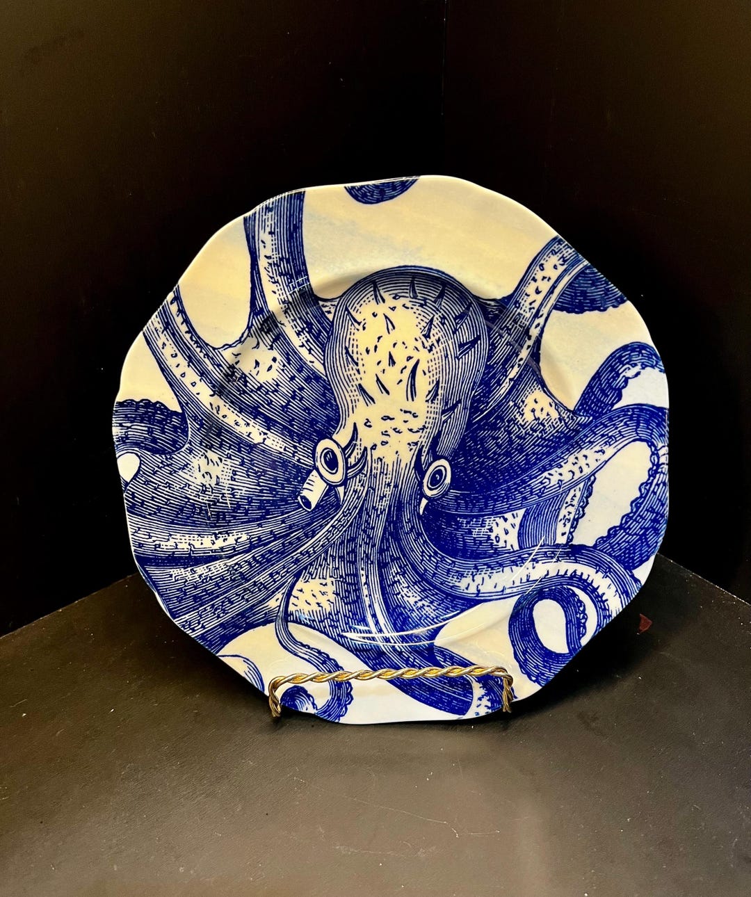 Anthropologie From the Deep Salad Plates - Etsy