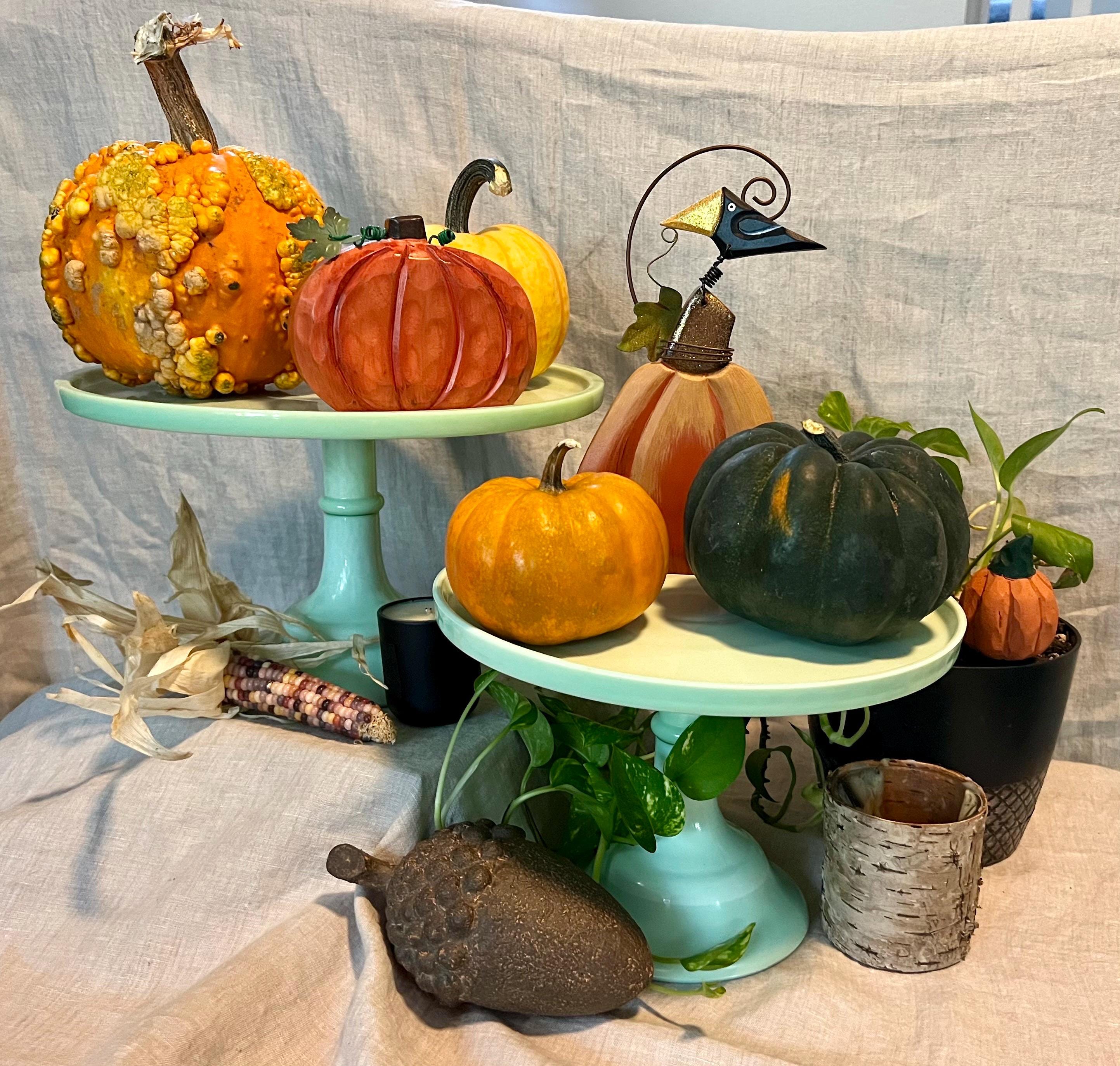 Jadeite Cake Stands 10 Inch Green Glass Stand 11 Inch Green Glass Stand ...