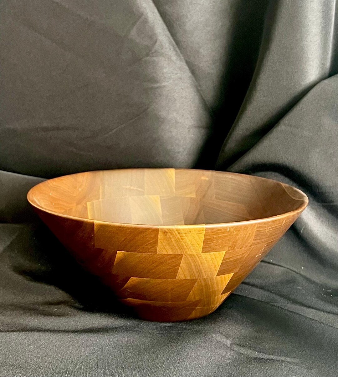 Lebanon Supply Company Heirloom Walnut Ware Serving Bowl - Etsy