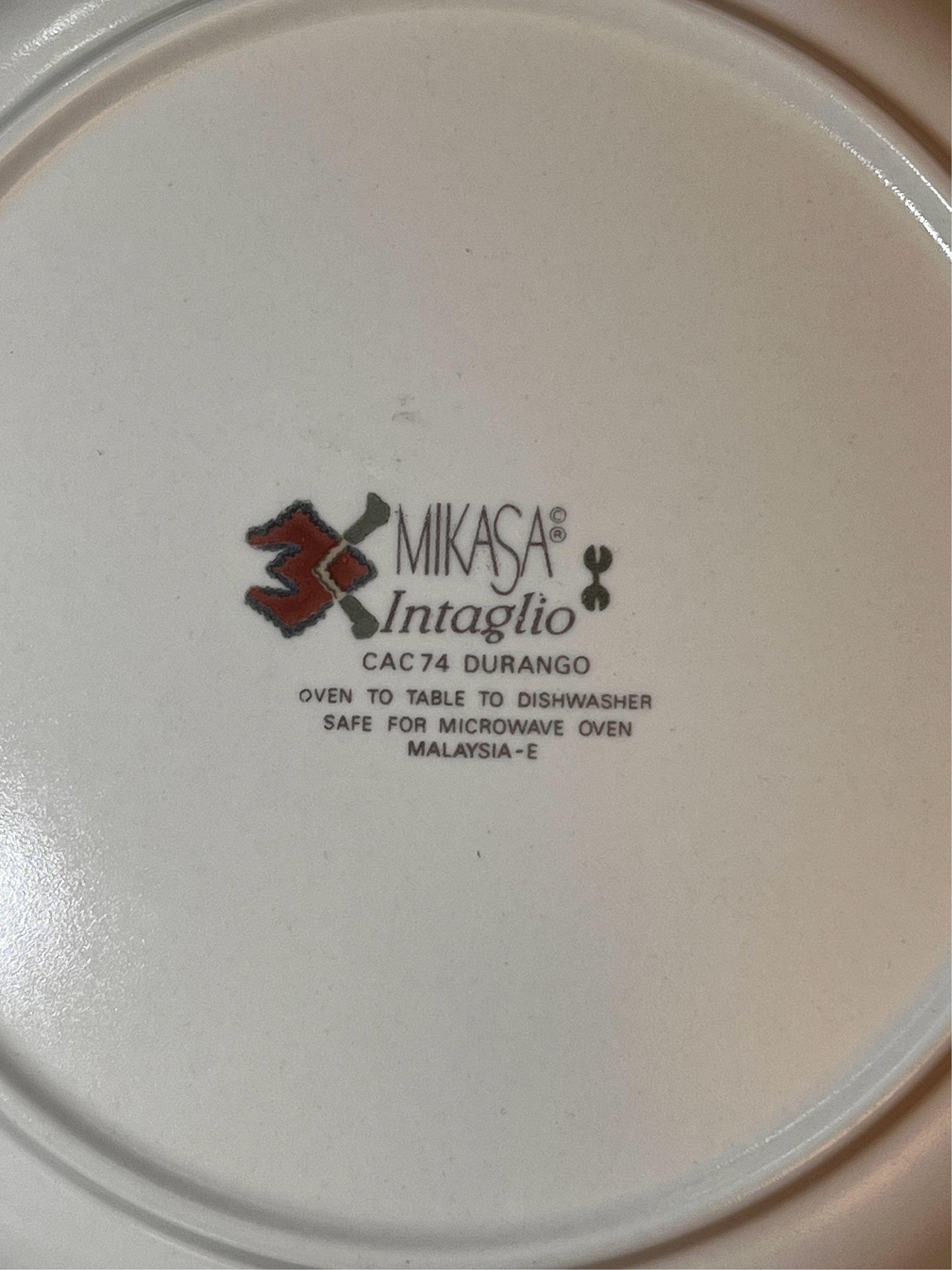Mikasa Intaglio Durango Dinnerware | Rimmed Soup Bowl - Etsy