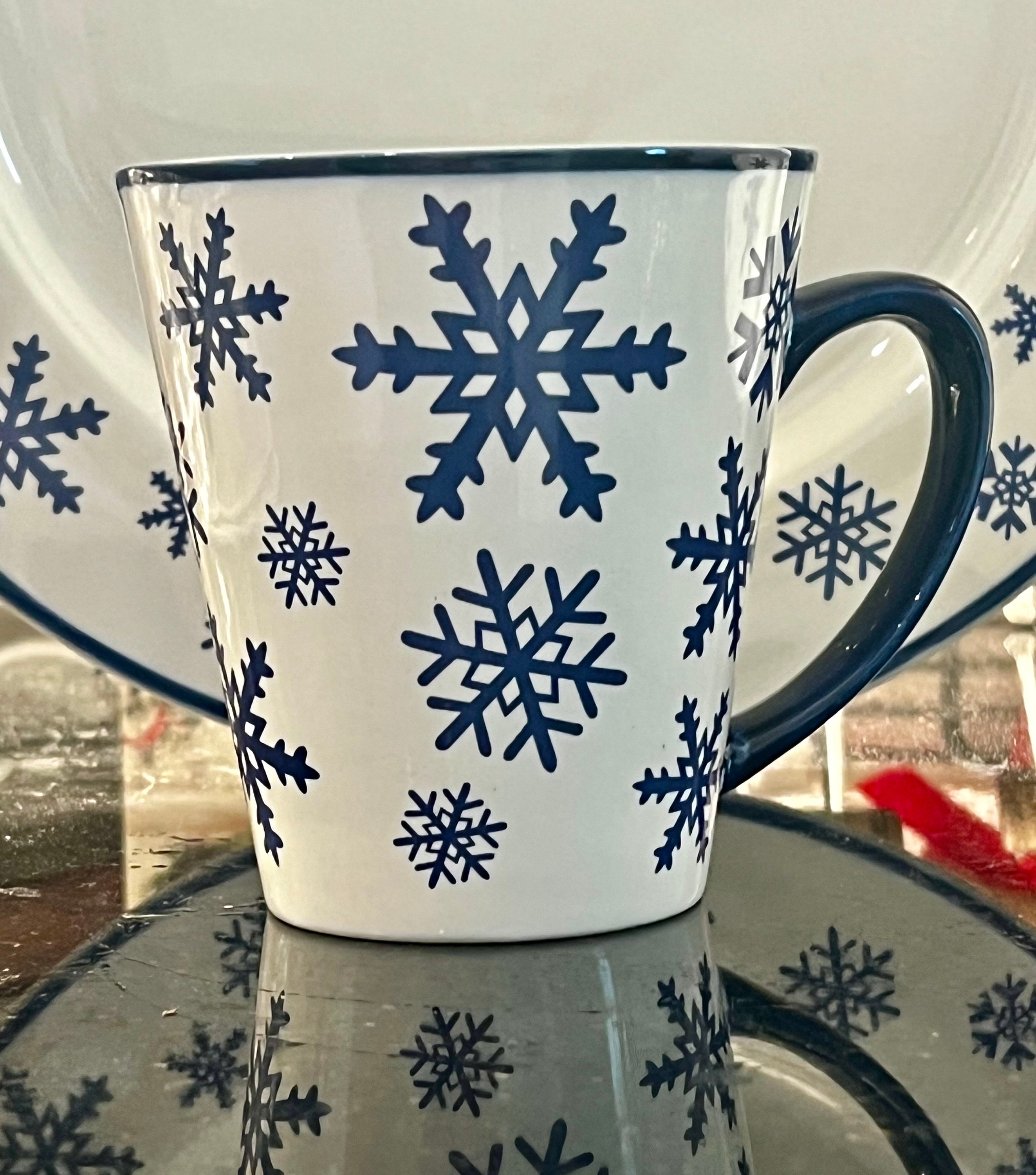Meiwa Table Art Snowflake Dinnerware | Soup Bowls | Mugs - Etsy