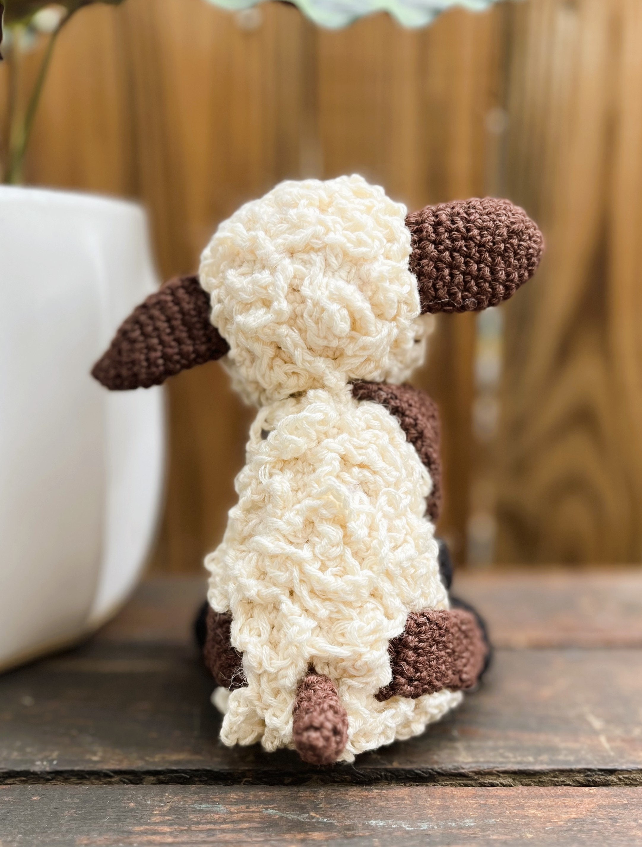 Handmade Crochet Lamb Stuffed Animal: Farmhouse Nursery Decor - Etsy