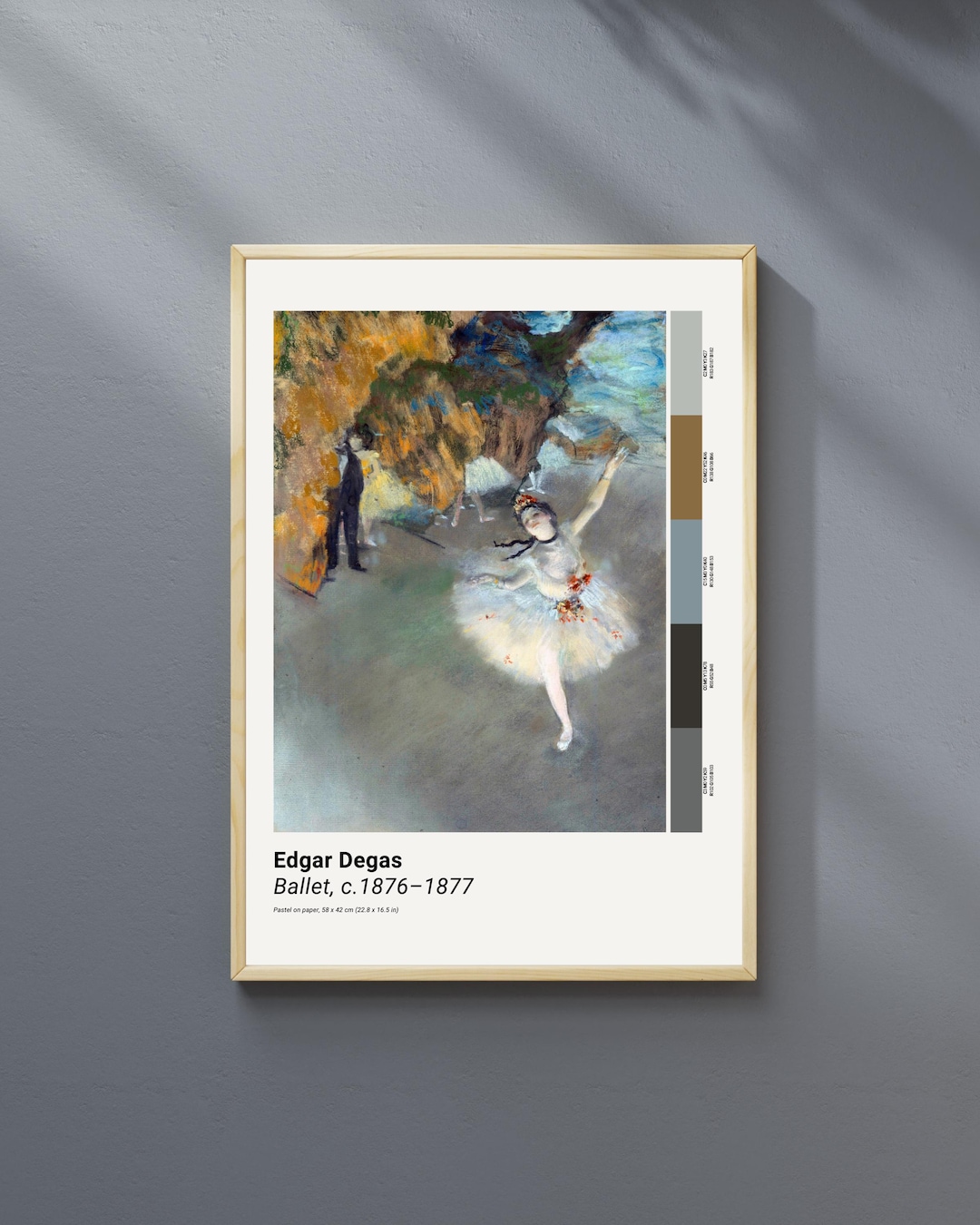 Edgar Degas - Ballet Poster | Impressionist Color Palette Fine Art ...