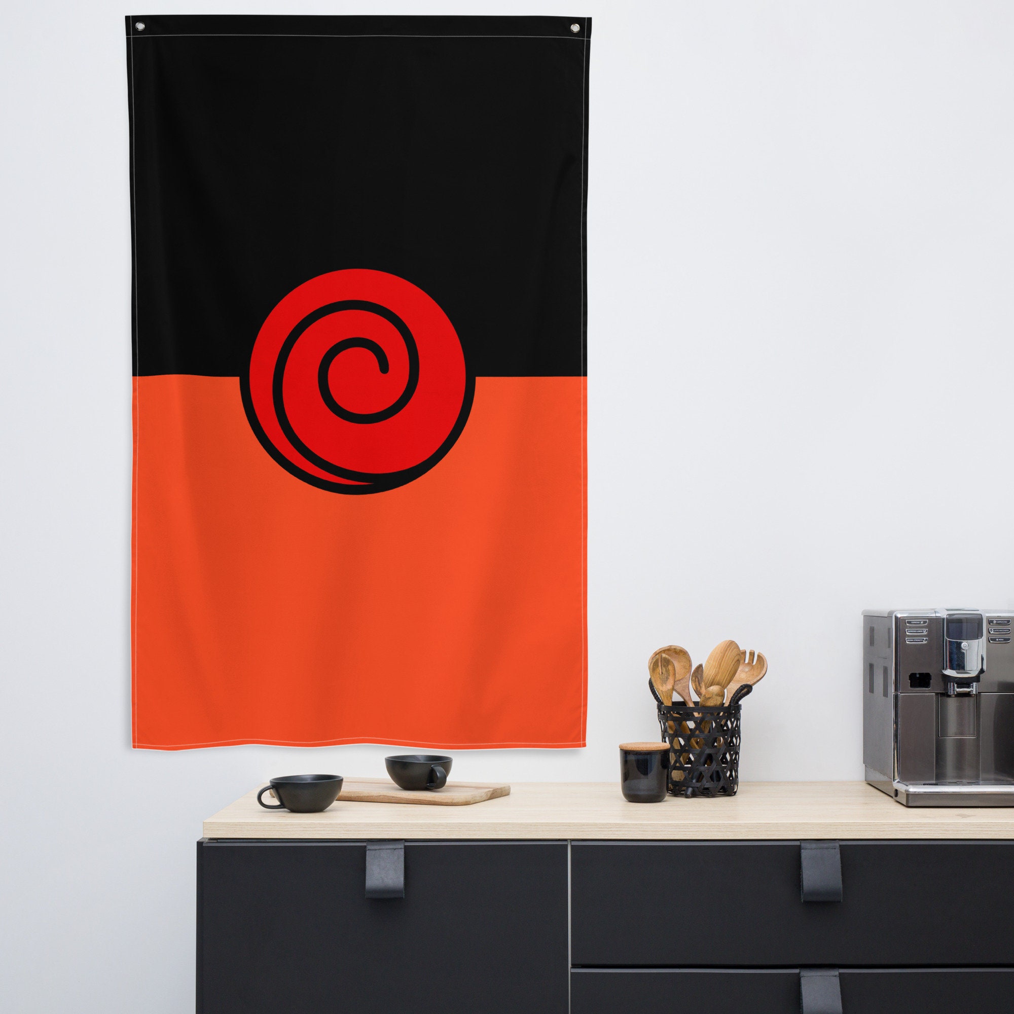 Naruto Uzumaki Clan Anime Flag Banner Vertical - Etsy