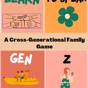 Gen Z Slang Card Game & Flash Cards - Digital Download - Etsy