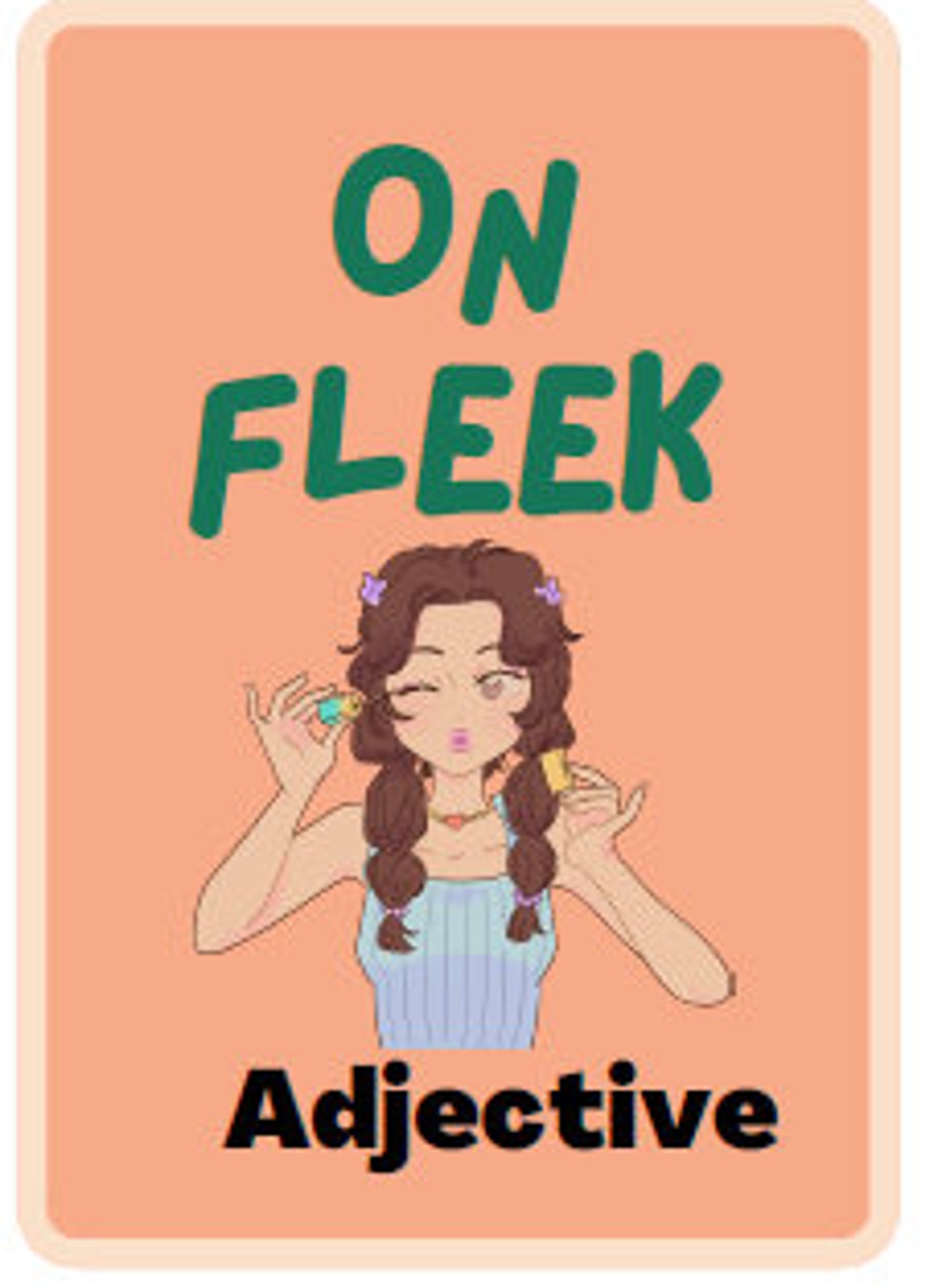 Gen Z Slang Card Game & Flash Cards - Digital Download - Etsy