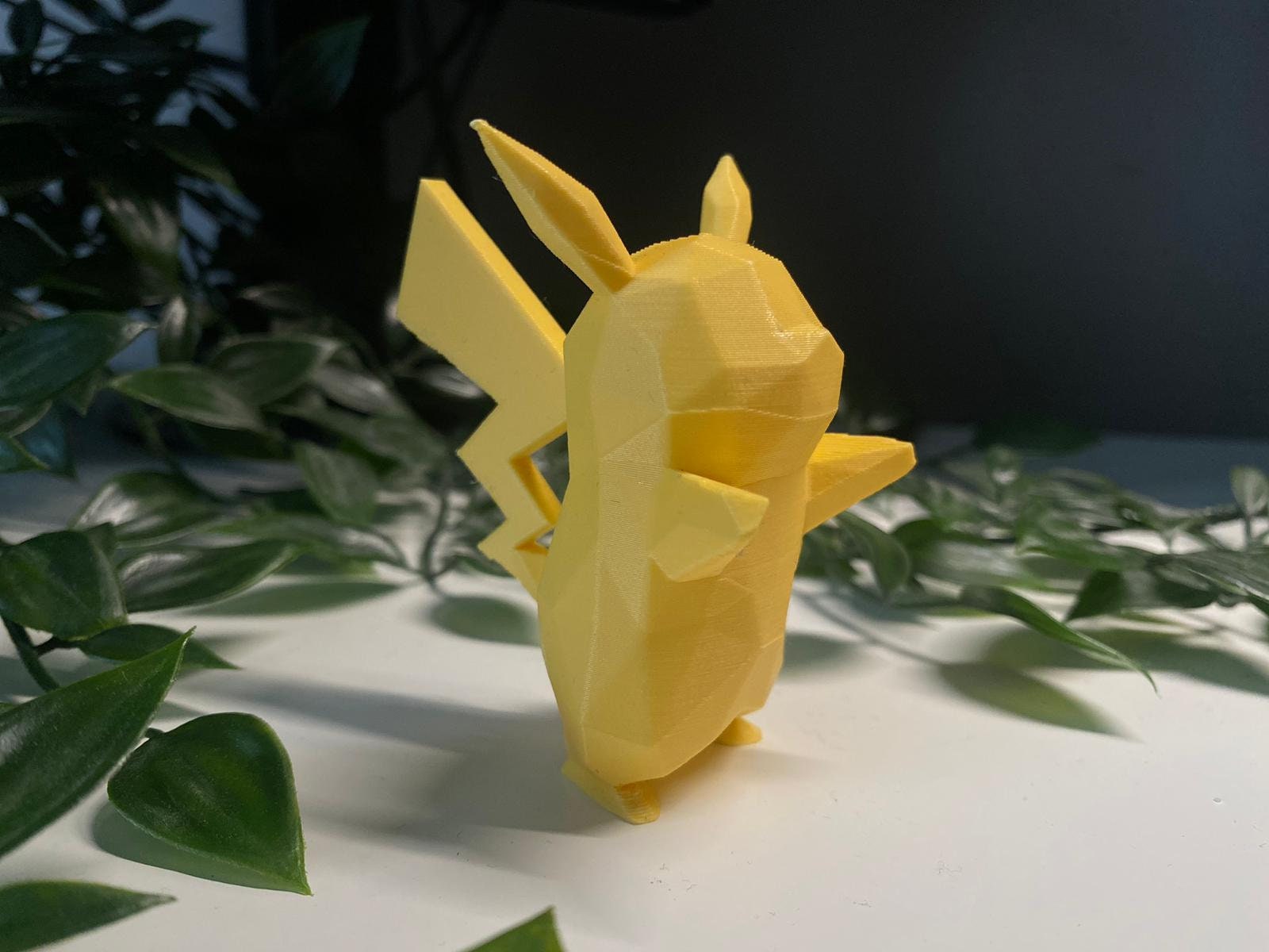 Low Poly: Pikachu 3D Printed - Etsy