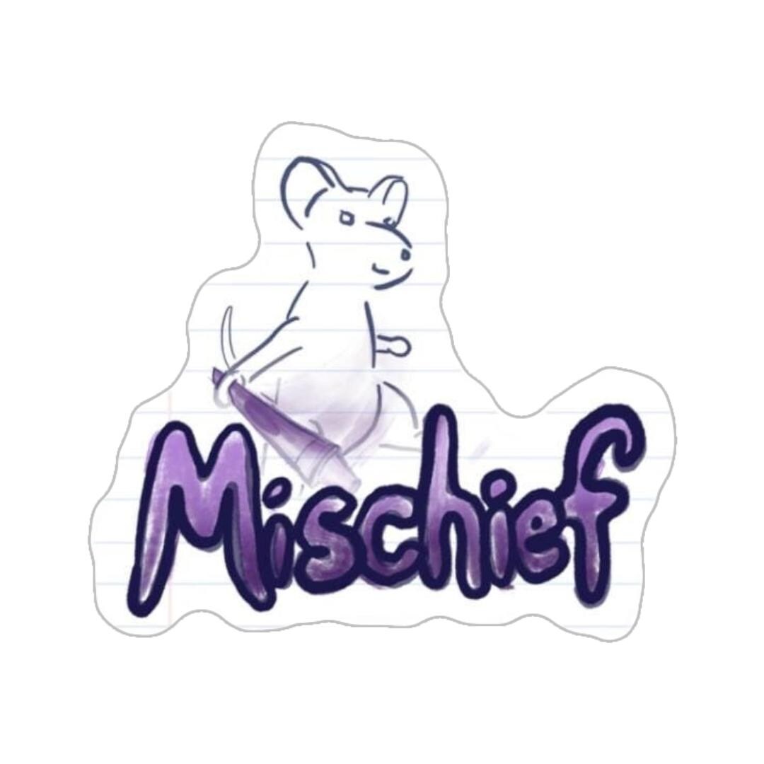 Mischief Logo Sticker - Etsy