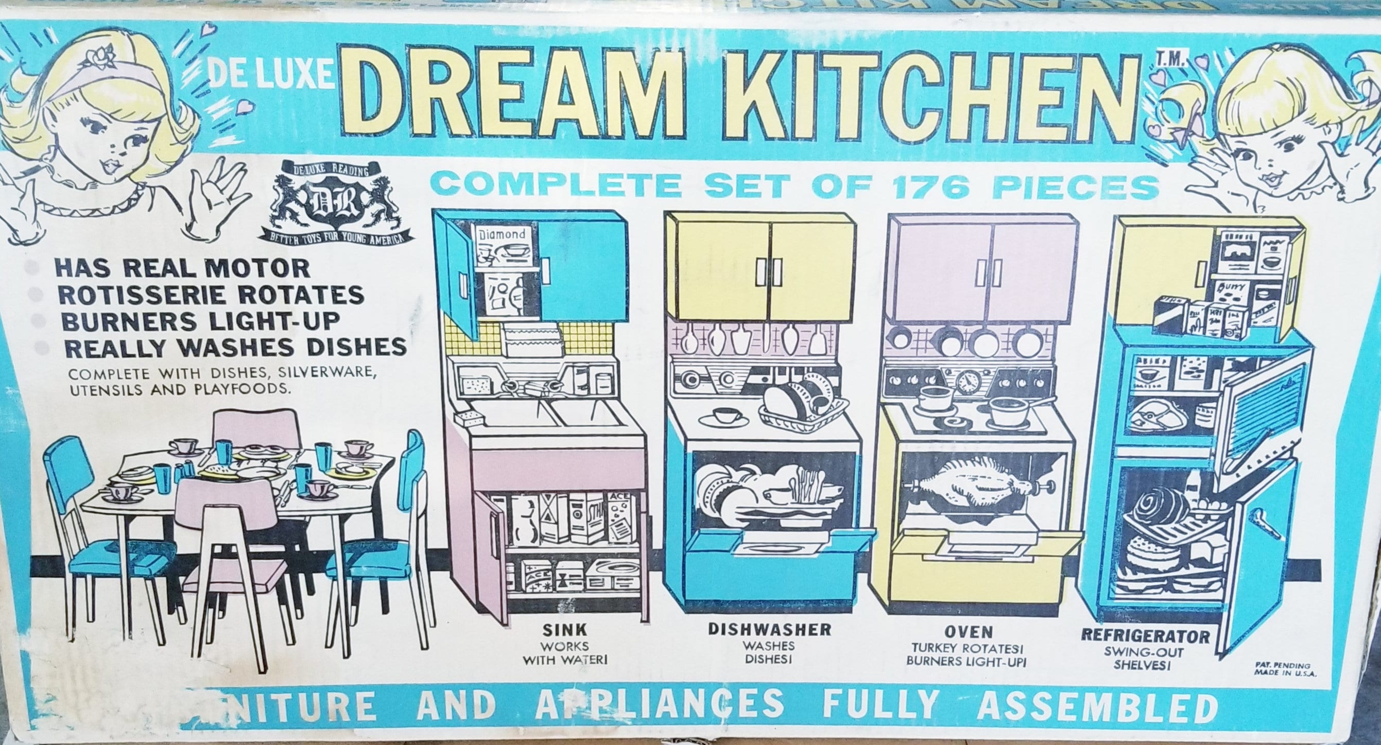 Vintage Barbie Deluxe Dream Kitchen - Etsy